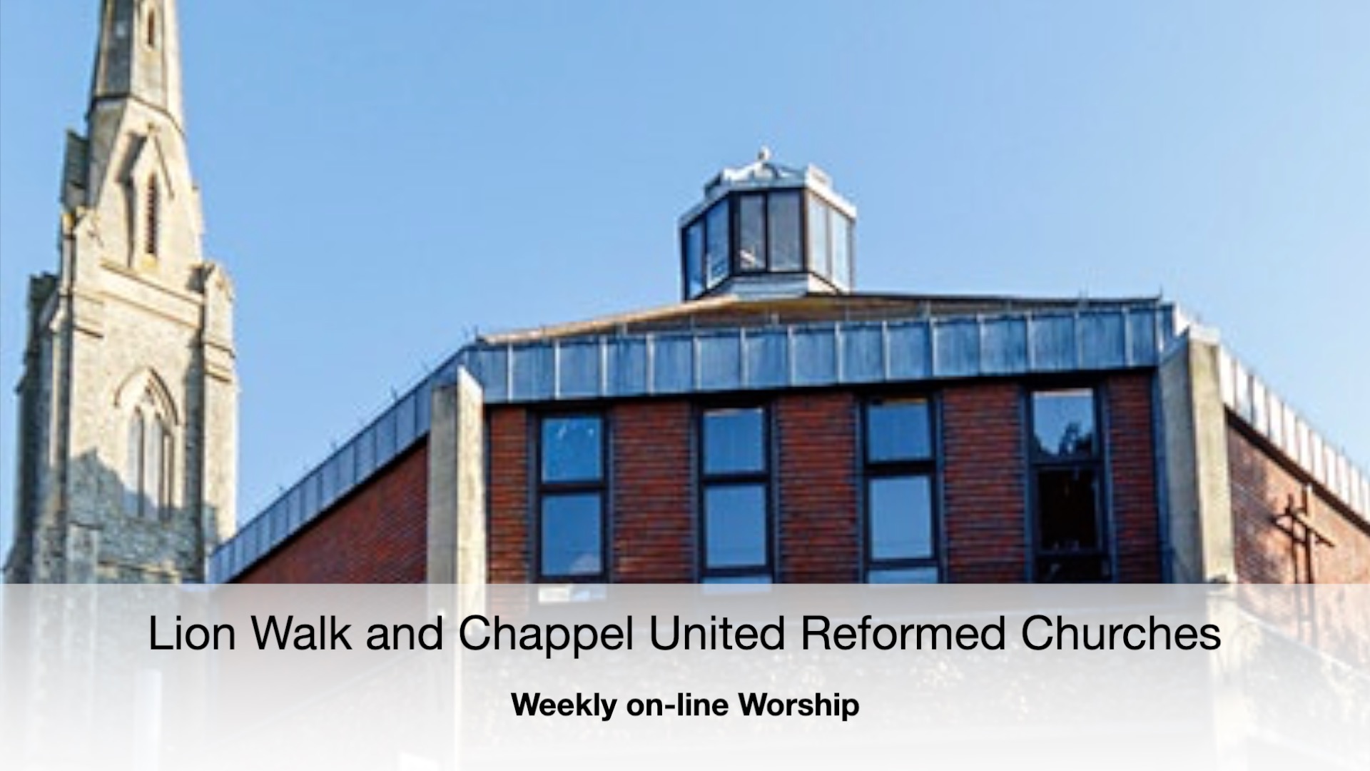 3 August 2025 Online Worship – Lion Walk URC